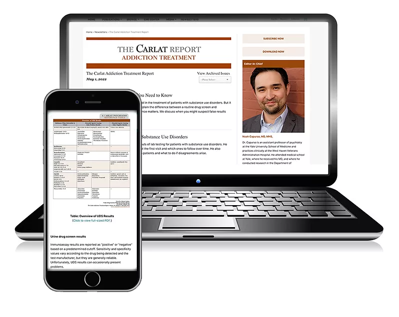 The Carlat Addiction Treatment Report - Online Access for 1 Year ...