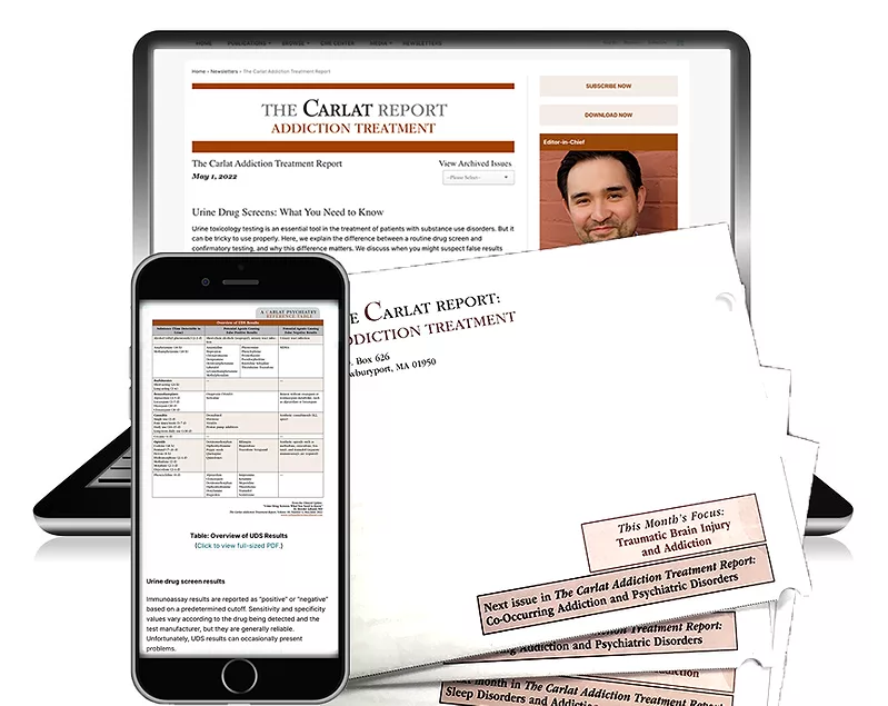 The Carlat Addiction Treatment Report - Print and Online for 1 Year ...