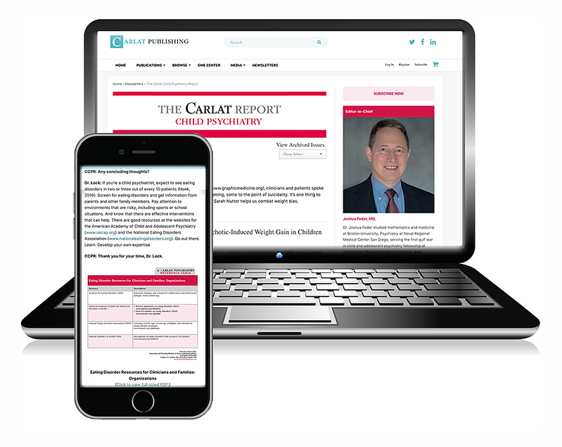 The Carlat Child Psychiatry Report - Online Access for 1 Year | CARLAT ...