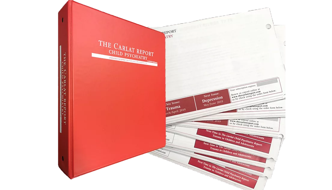 Return to The Carlat Child Psychiatry Report Special Offer | CARLAT ...
