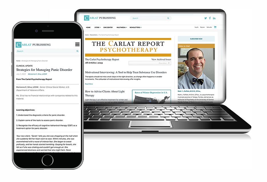 The Carlat Psychotherapy Report - 1 Year Online Only Subscription | CARLAT PUBLISHING