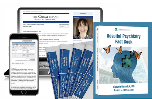 Carlat Hospital Psychiatry Report PLUS the Hospital Psychiatry Fact Book Special Offer | CARLAT ...