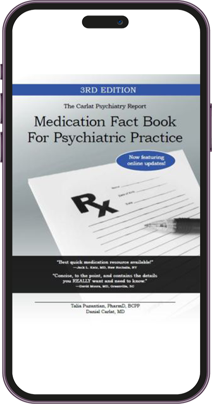 Medication Fact Book, Third Edition (2016) | CARLAT PUBLISHING